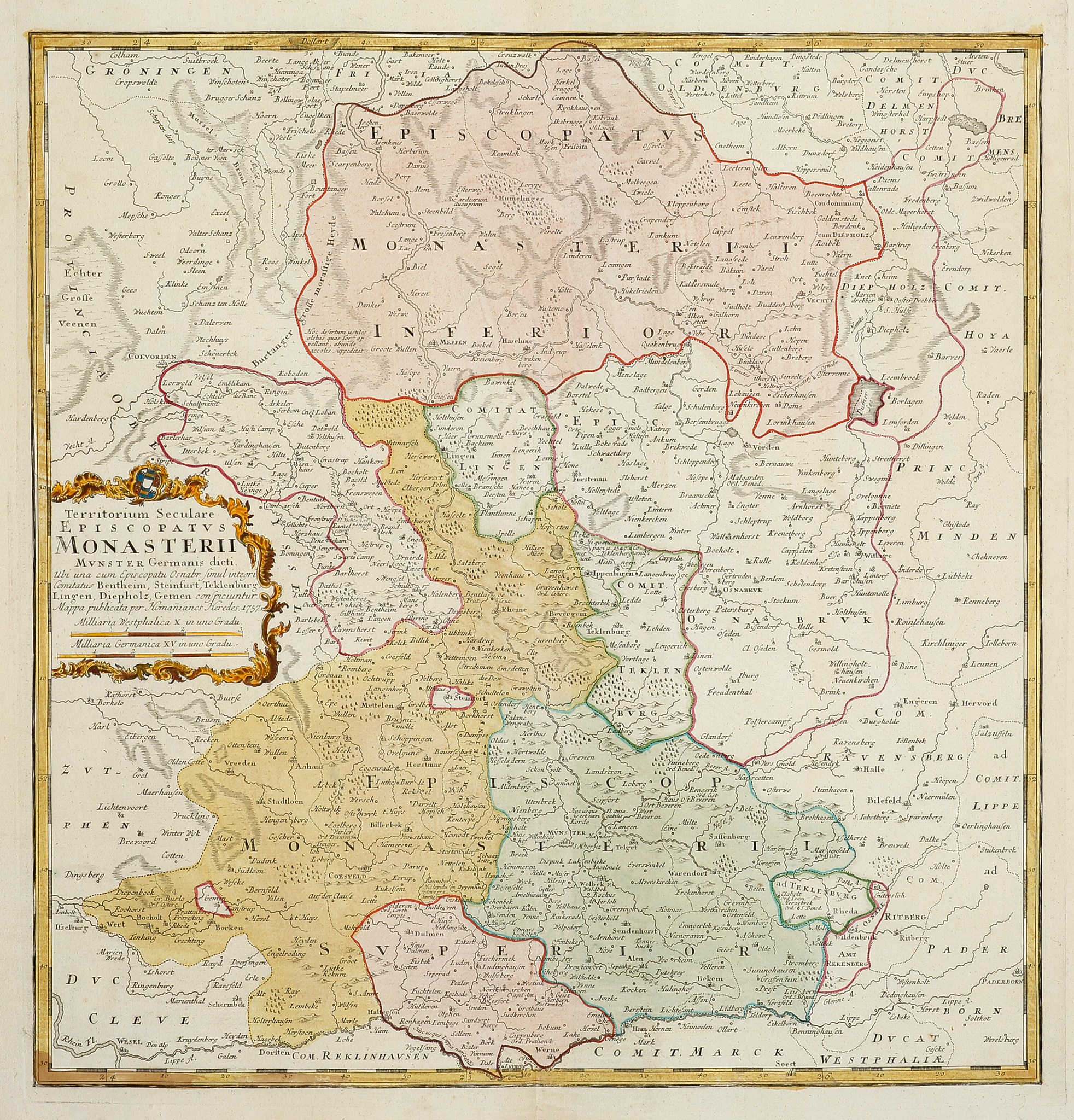 Territorium Seculare Episcopatus Monasterii Munster Germanis dicti: Ubi ...