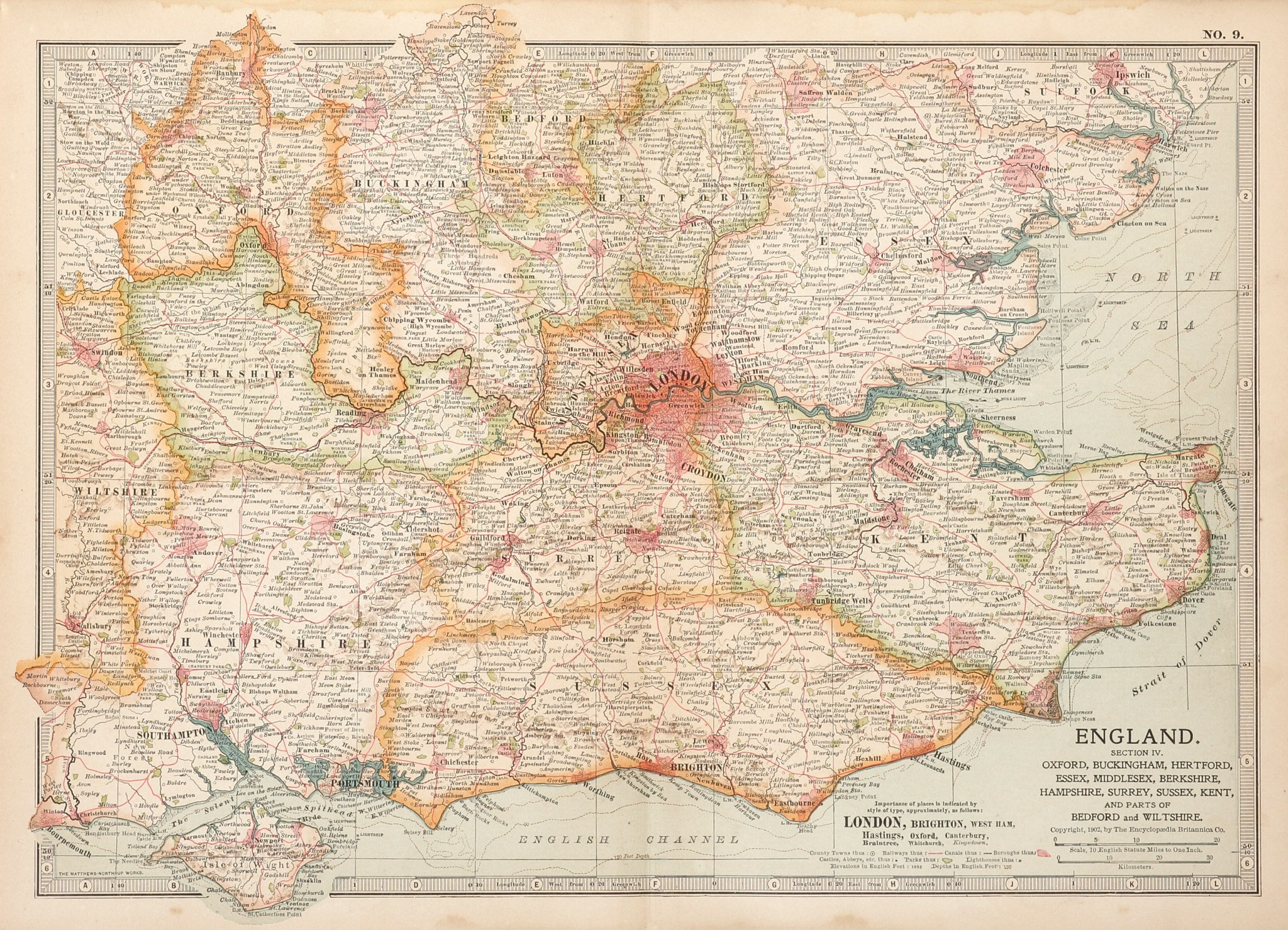England Section IV. Oxford, Buckingham, Hertford, Essex, Middlesex ...