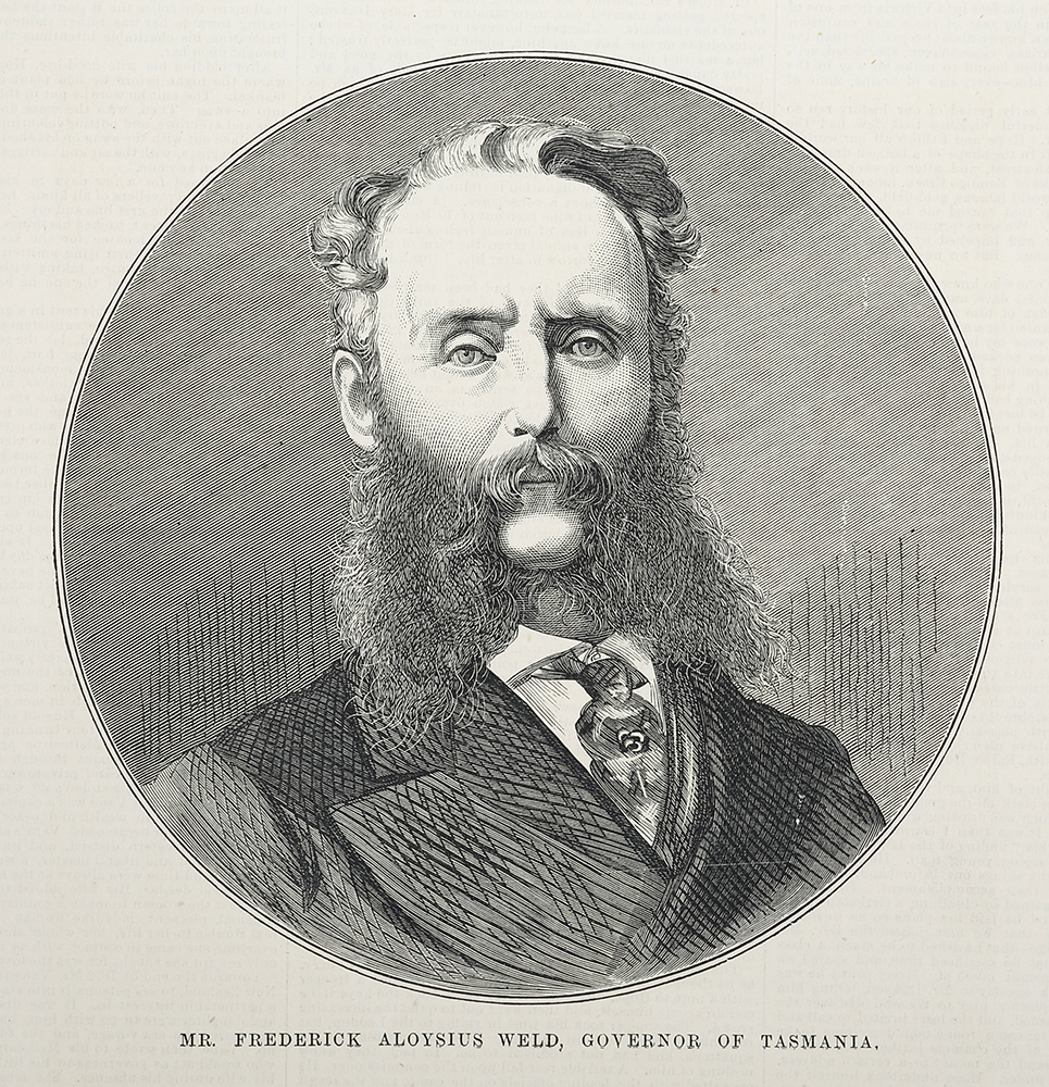 Mr. Frederick Aloysius Weld, Governor of Tasmania. - Antique Print Map Room