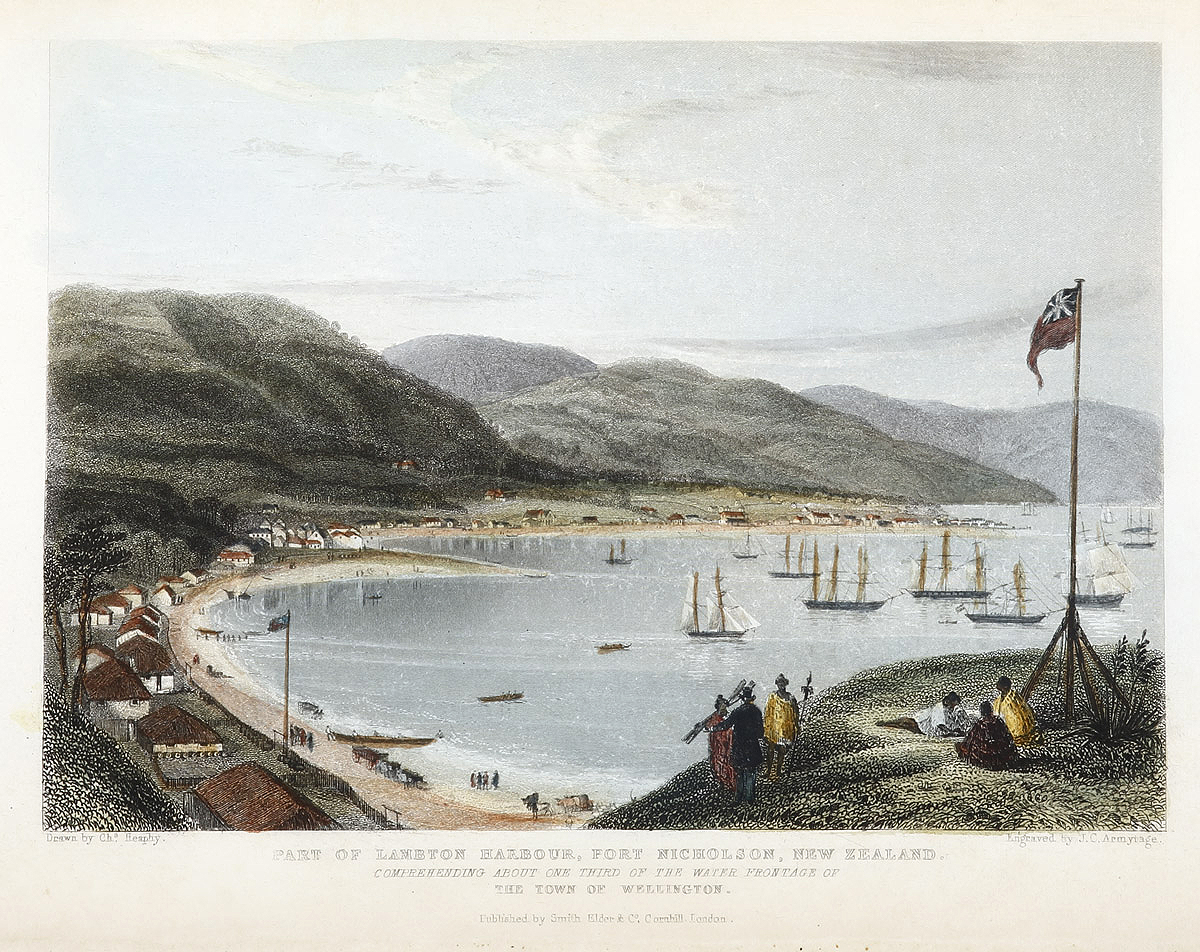 Part of Lambton Harbour, in Port Nicholson, New Zealand; comprehending ...