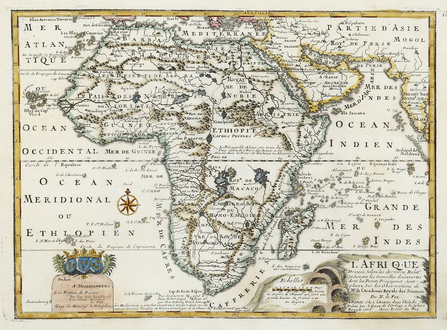 L'Afrique Dresse Selon les dernieres Relat. et Suivant les Nouvelles ...