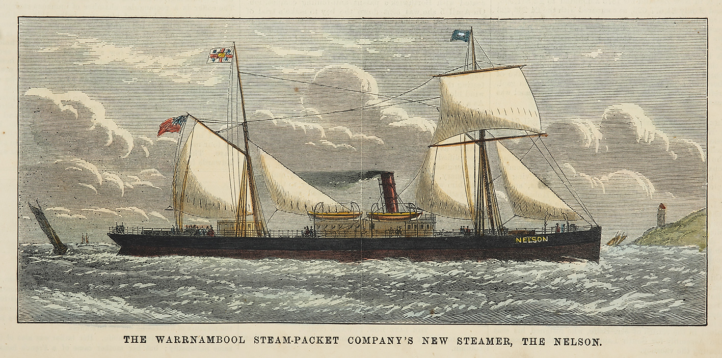 The Warrnambool Steam-Packet Company's New Steamer, the Nelson ...