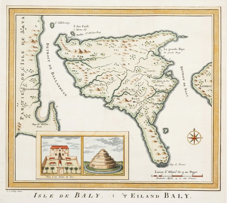 Isle de Baly. 'T Eiland Baly. - Antique Print Map Room